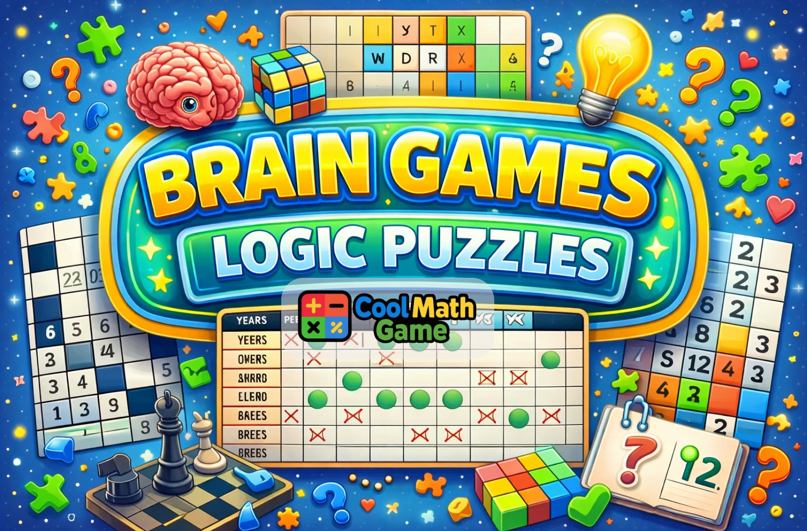 Brain Games Logic Puzzles That Truly Challenge the Way You Think - Cool ...