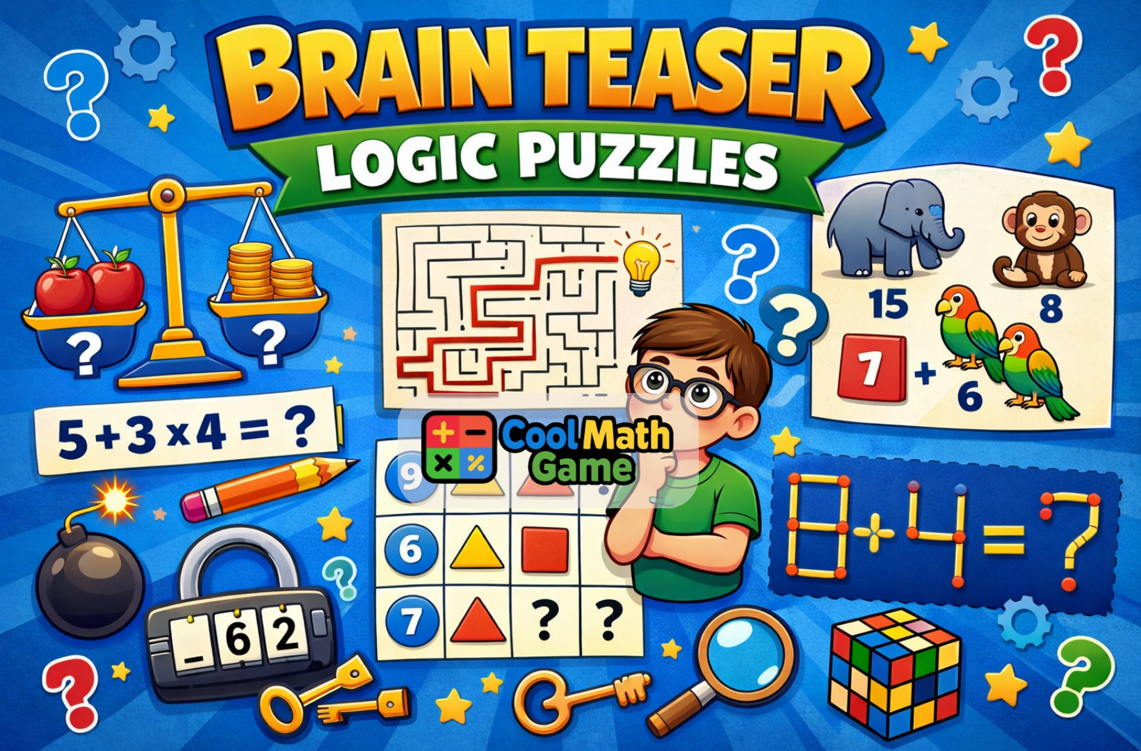 Brain Games Logic Puzzles That Truly Challenge the Way You Think - Cool ...