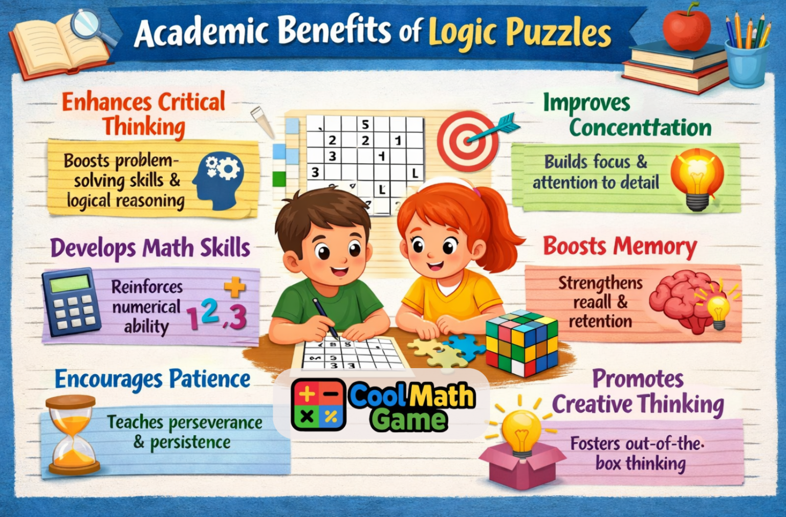 Logic Puzzles for 6th Graders That Strengthen Real Thinking Skills ...