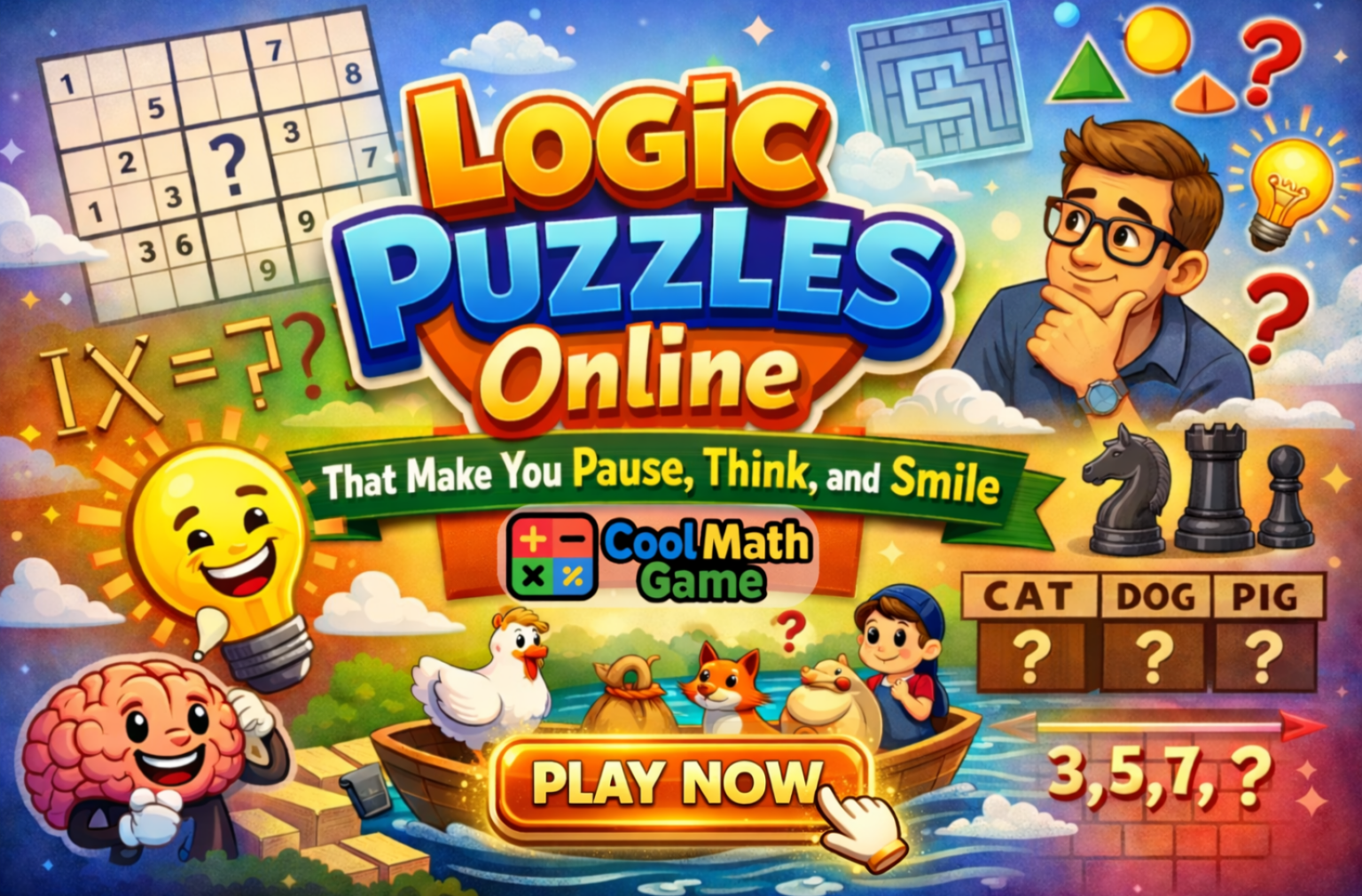 Mathematical Logic Puzzles That Encourage Clear Thinking - Cool Math ...