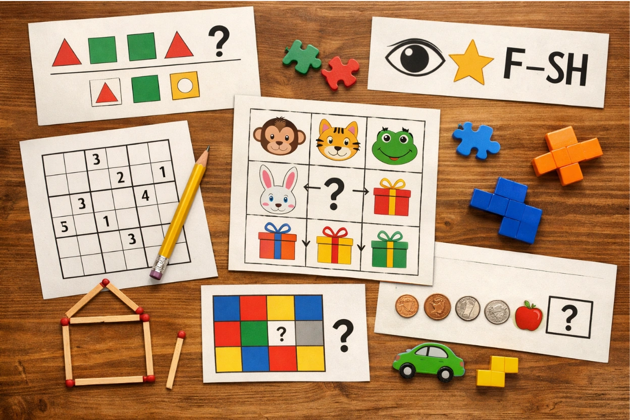 Logic Puzzles for 7 Year Olds That Make Thinking Fun - Cool Math Game ...